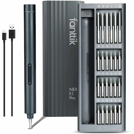 Fanttik E1 PRO Precision Electric Screwdriver Set Black USAKKOFN1023817 | Zoro